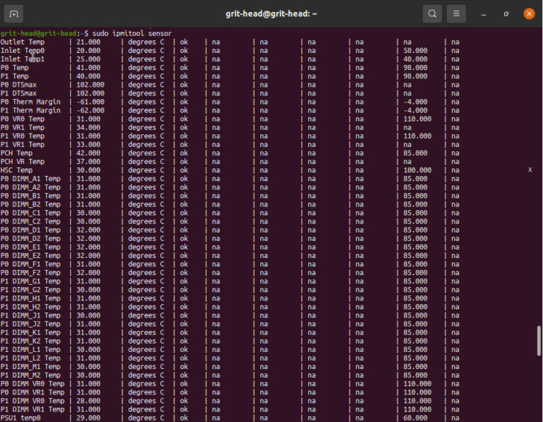 サーバを管理する～ IPMItoolについて② 状況把握コマンド | 株式会社グリットアーツ