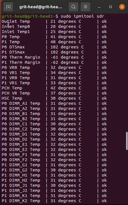 サーバを管理する～ IPMItoolについて② 状況把握コマンド | 株式会社グリットアーツ